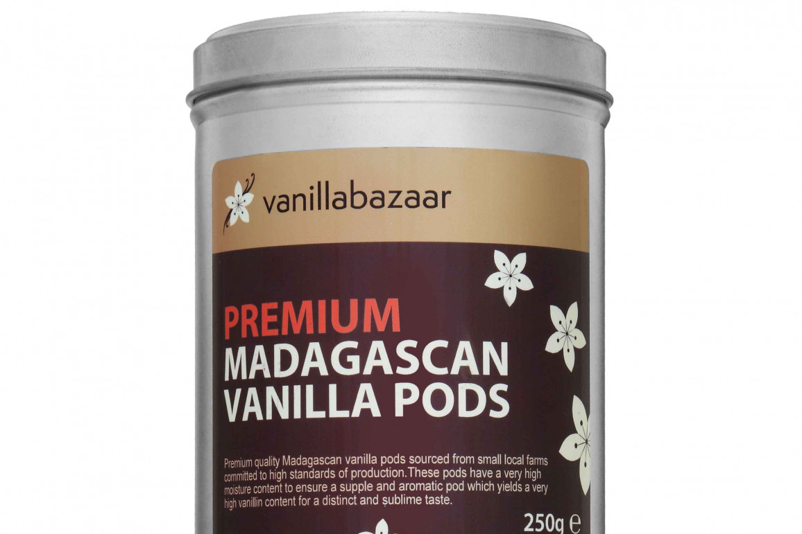 250g Premium Madagascan Vanilla Pod Tin - Vanilla Pods | Vanillabazaar Australia